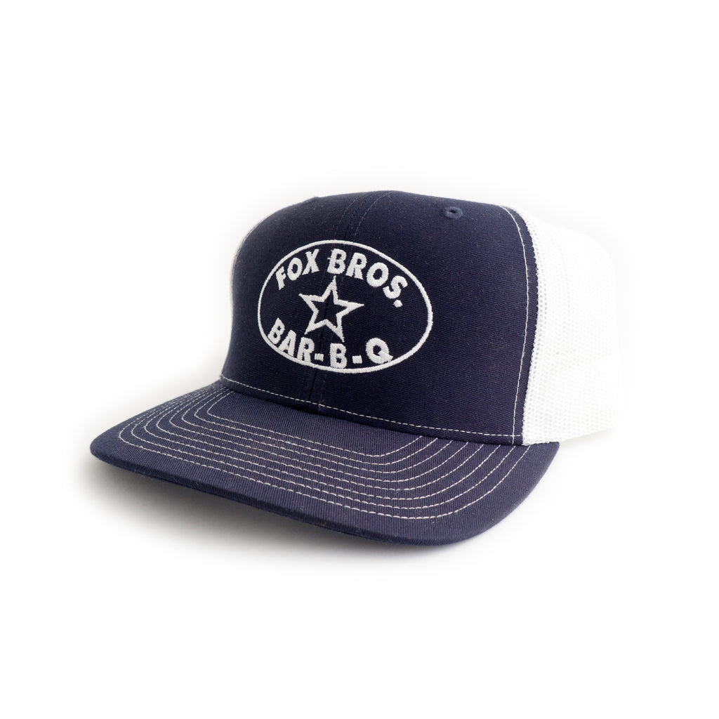Fox Bros Logo Snap Back Trucker Hat – FoxBrosBBQ